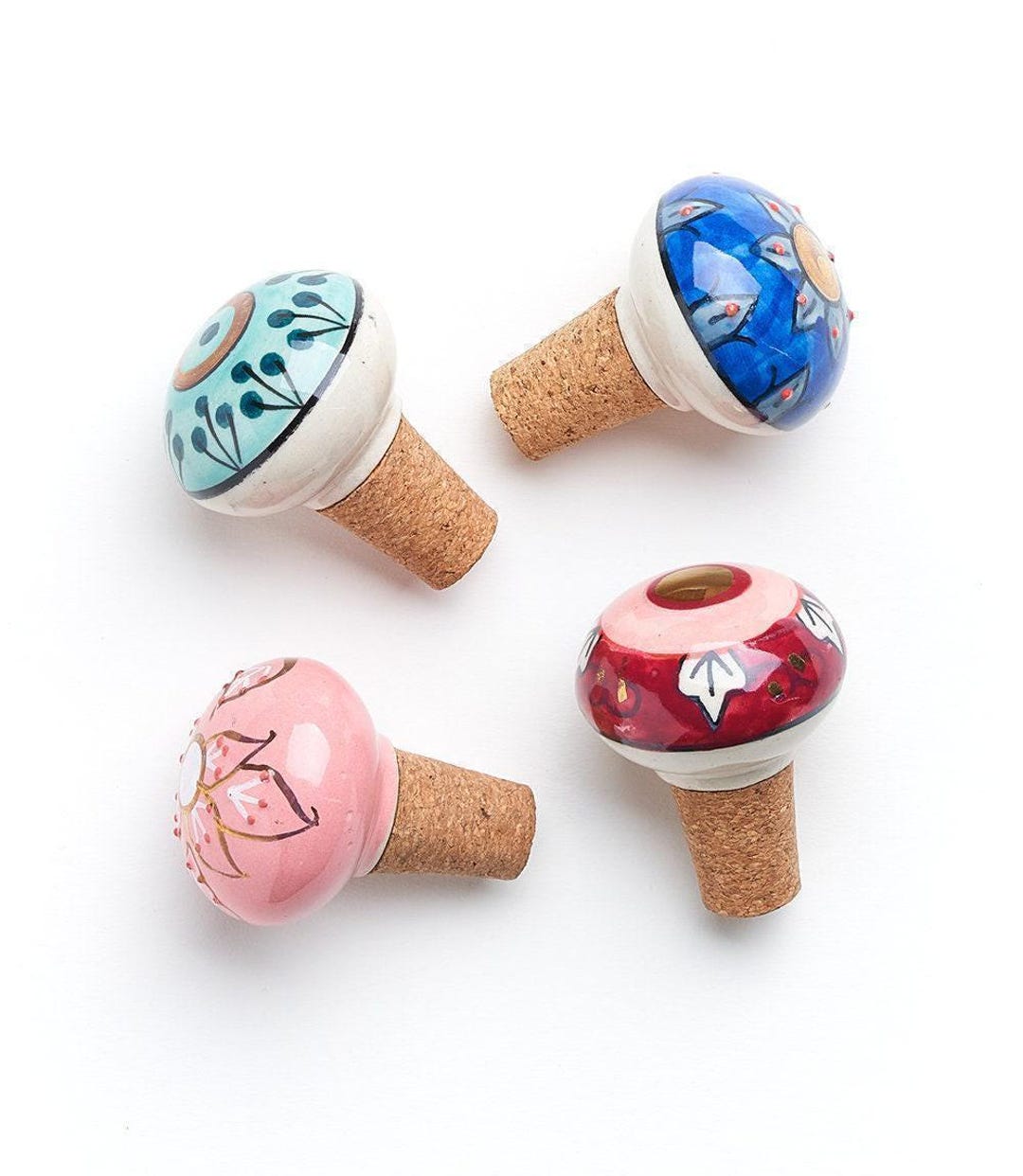 Ceramic Wine Stopper, Wine Bottle Stopper, Ceramic Wine Cork ...