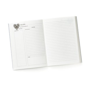 Blank Recipe Journal, Family Recipe Book, Cooking Journal, Recycled ...