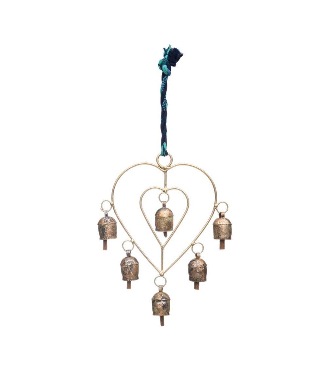 Boho Wind Chimes With Bells, Metal Bell Chimes, Garden Windchimes ...
