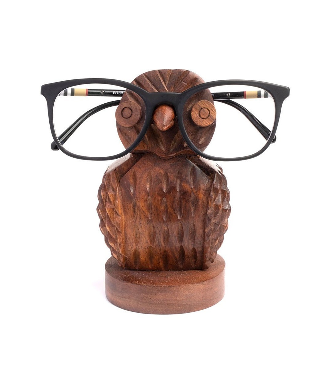 Wood Owl Eyeglasses Holder, Glasses Stand, Owl Glasses Stand, Wooden ...