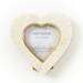 Small Heart 3x3 Picture Photo Frame, Hand Carved off White Color Bone ...