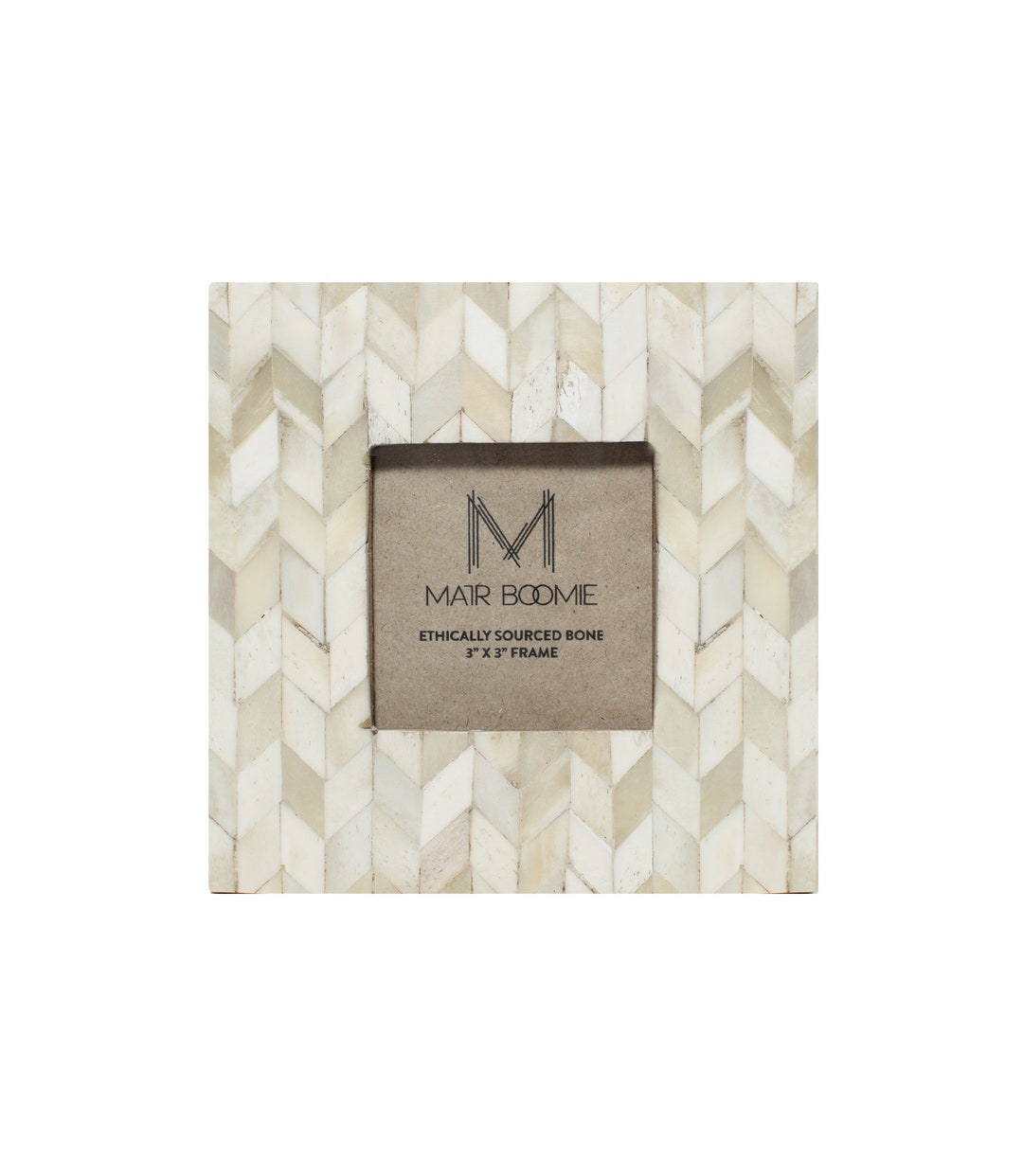 3x3 Picture Frame, Bone Photo Frame, White Pearl Cream Frame, Hand ...
