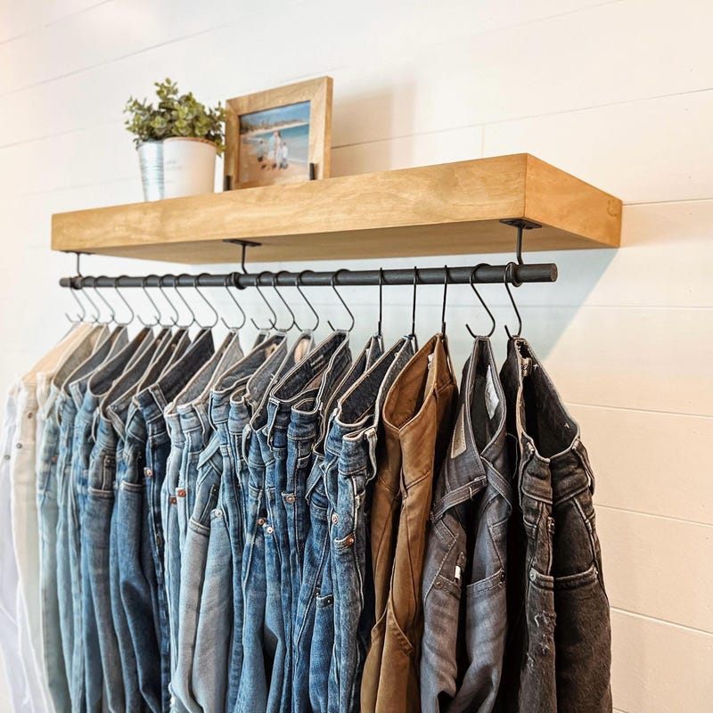 Floating Clothing Rack - Etsy