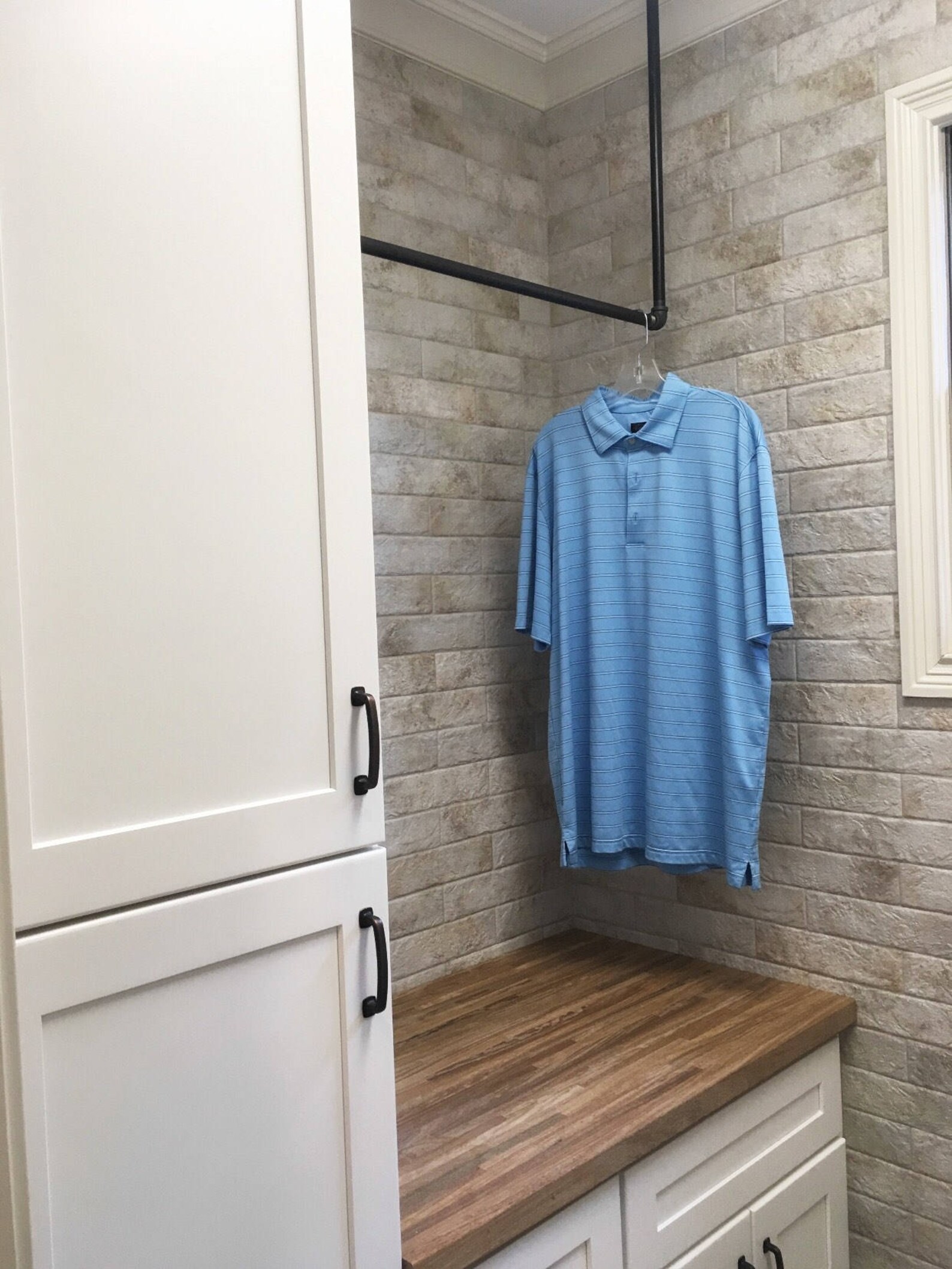 Ceiling Clothing Rack Ceiling Rack Garment Rack | Etsy