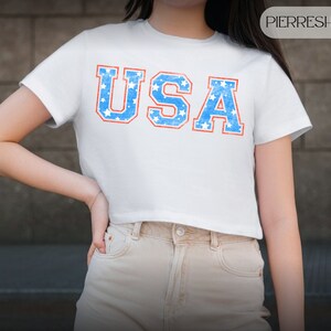 4th of July Png, Patriotic Png, Hand Drawn Letters, Red White and Blue ...