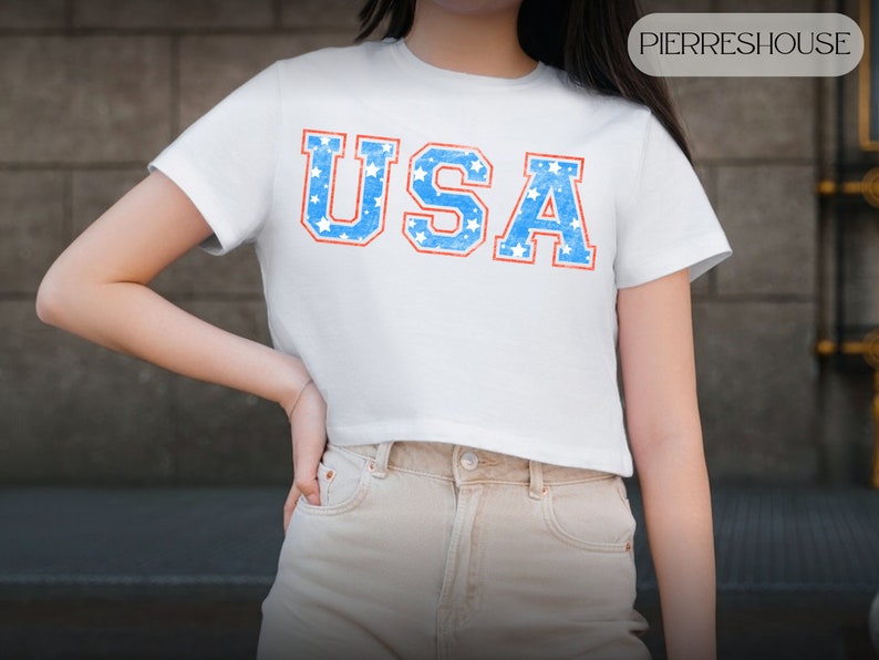 4th of July Png, Patriotic Png, Hand Drawn Letters, Red White and Blue ...