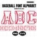 Baseball Font Svg, Baseball Png, Softball Stitch, Baseball Font Png ...