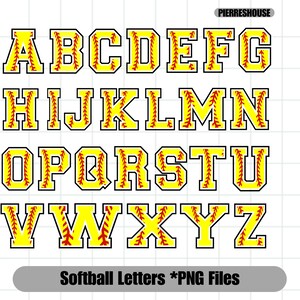 Softball Font, Softball Numbers, Softball Stitch, Softball Font Png ...