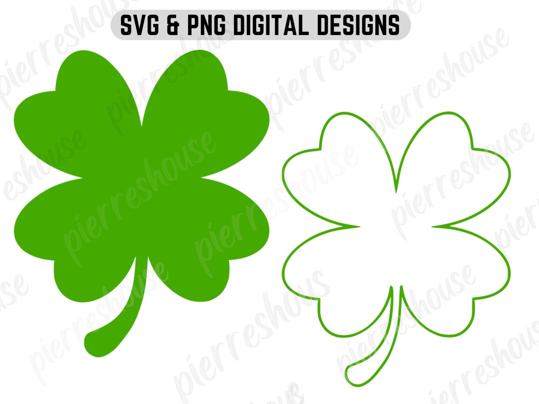 Clover Svg, Shamrock Svg, Digital Files Svg, Png, St Patricks Day Svg ...