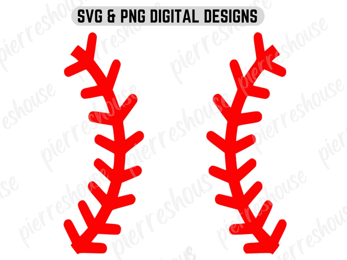 Baseball Stitches Svg, Baseball Laces Svg, Baseball Svg, Baseball ...
