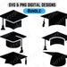 Graduation Cap Bundle, SVG Graduation Hat, SVG Graduate Clipart ...