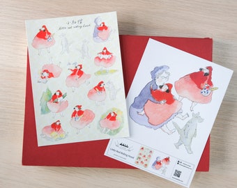 Little Red Riding Hood Label - Etsy