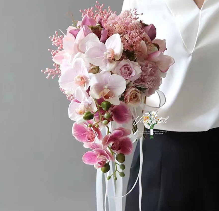 Orchid And Rose Bouquets