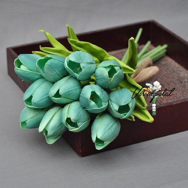 Teal Bouquet - Etsy