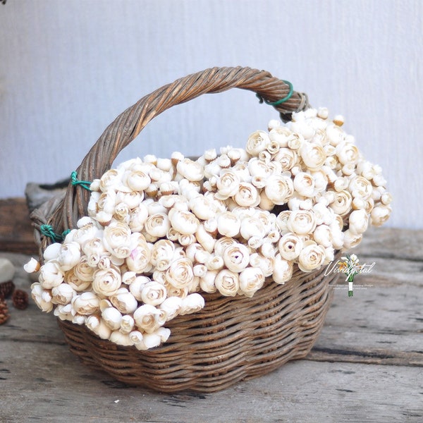 Ivory Ranunculus - Etsy