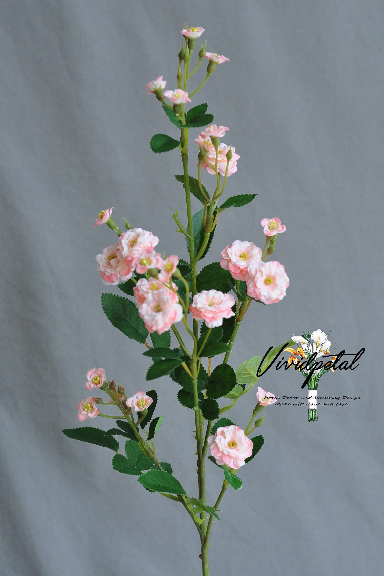 1stem Silk Multi-head Mini Roses for Bridal Bouquets | Etsy