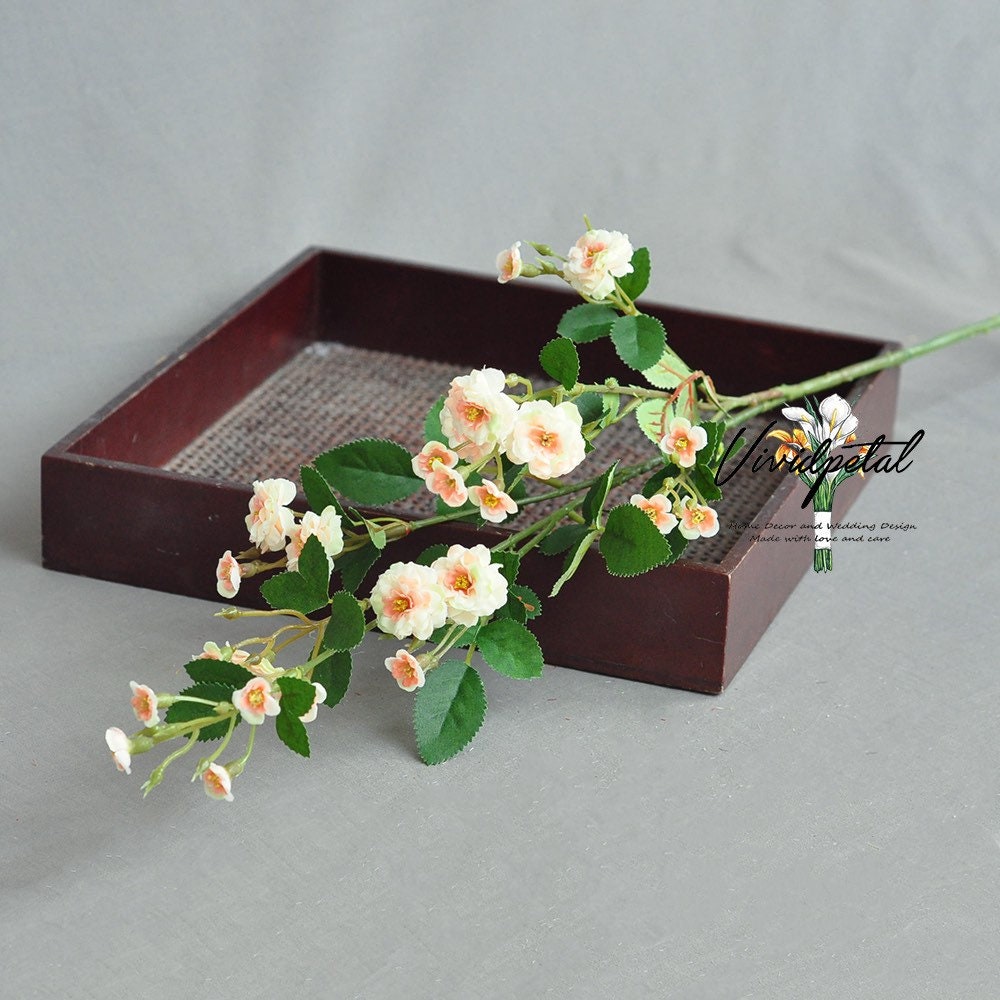 1stem Silk Multi-head Mini Roses for Bridal Bouquets | Etsy