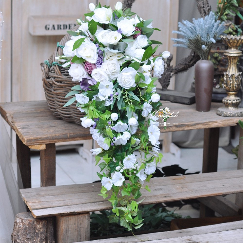 Gardenia Cascade Bouquet