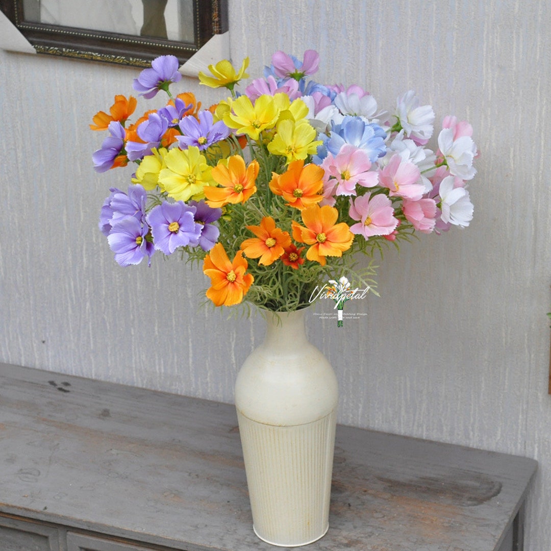 Silk Calliopsis/silk Lily/silk Cosmos/multi Color Calliopsis/real ...