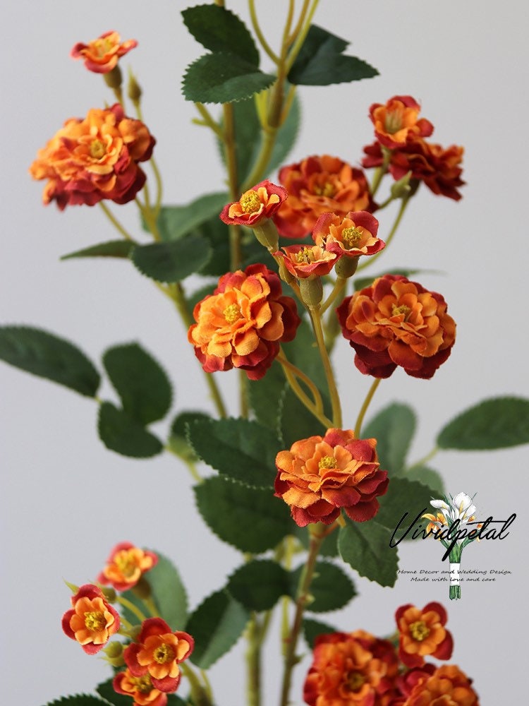 1stem Silk Multi-head Mini Roses for Bridal Bouquets - Etsy