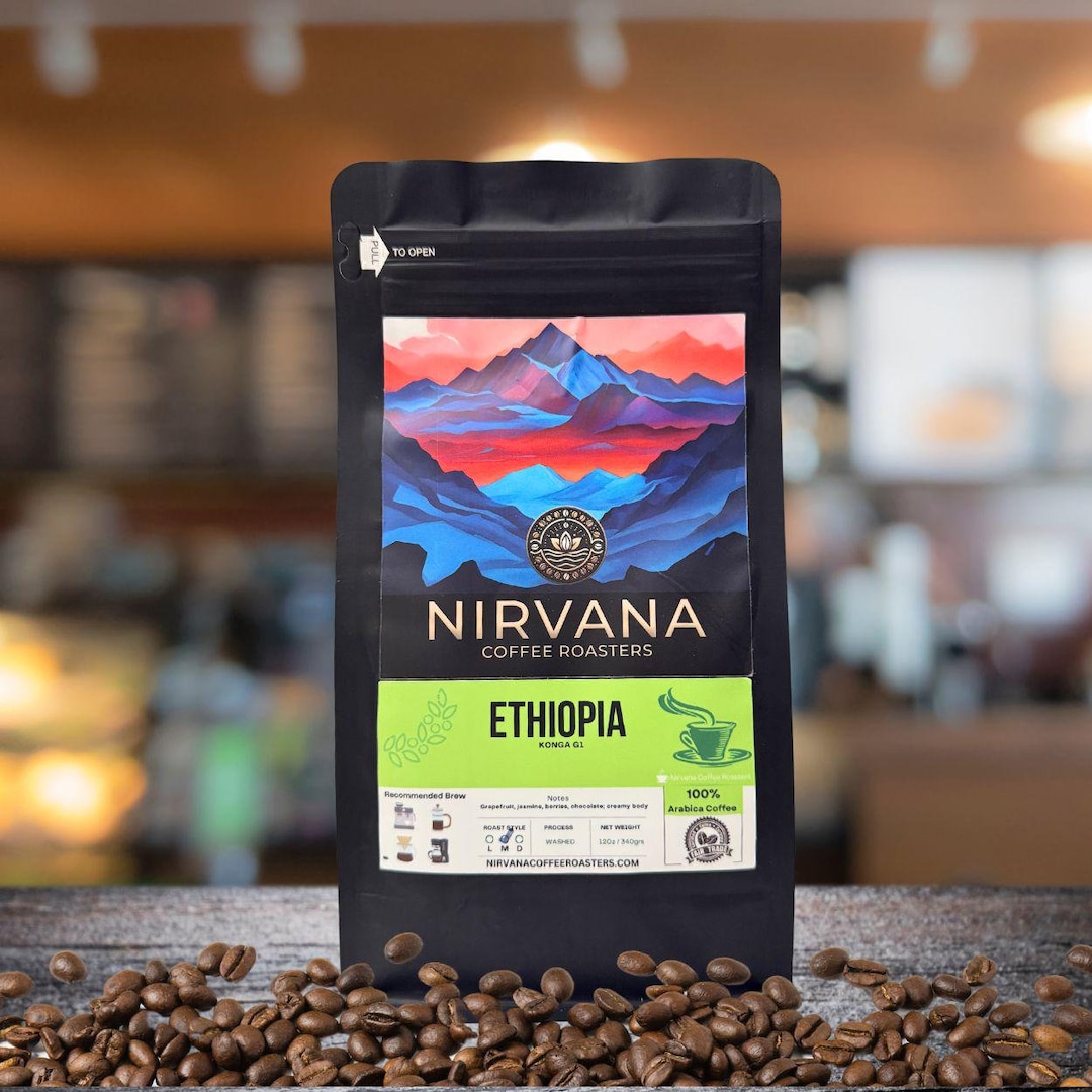 Ethiopian Yirgacheffe Coffee Beans, Gourmet Single Origin Arabica ...