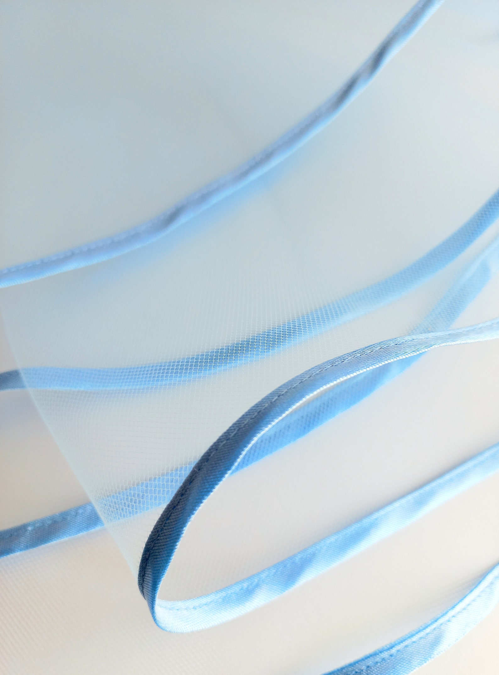 Light Blue Wedding Veil, Two Layers - Etsy