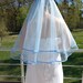 Light Blue Wedding Veil, Two Layers - Etsy