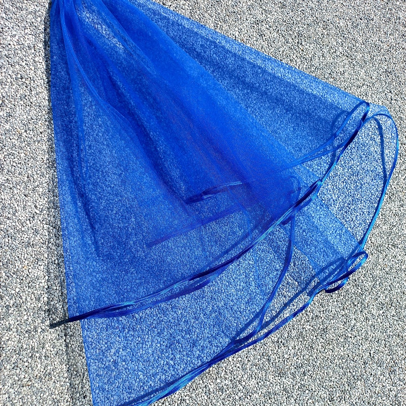 Royal Blue Wedding Veil - Etsy