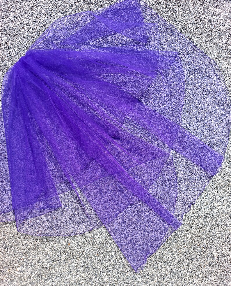 Purple Wedding Veil, Three Layers - Etsy