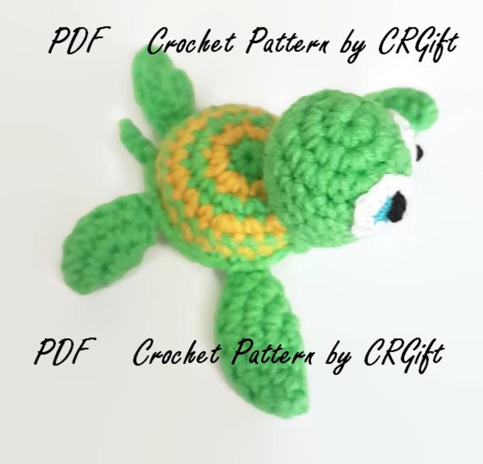 PDF Little Turtle Crochet Pattern by Crgift PDF Pattern | Etsy