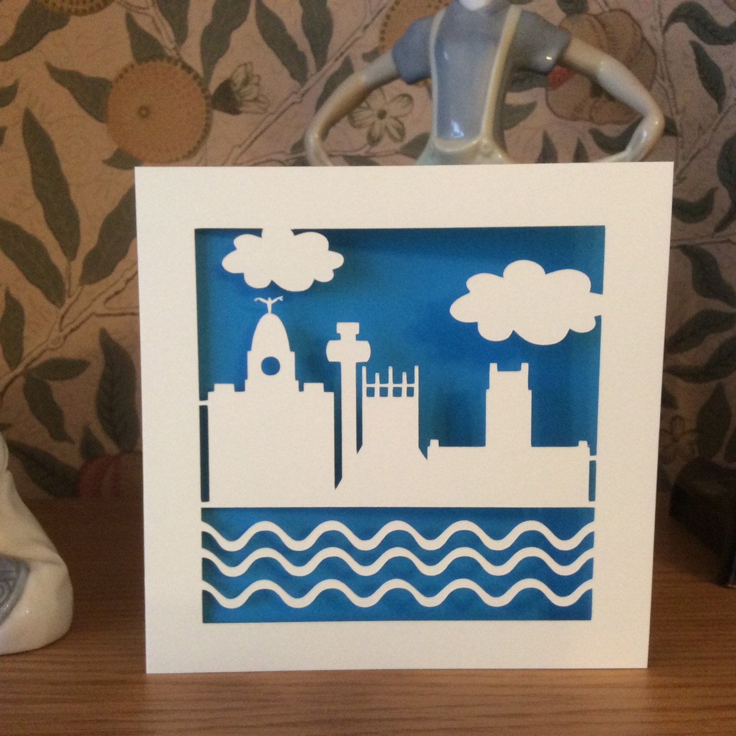 Liverpool Skyline Card Papercut Liverpool Card Liver - Etsy UK