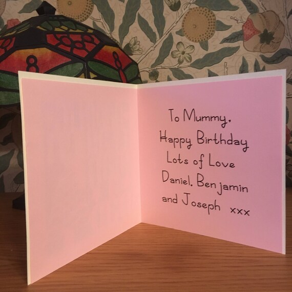 Add On Item Insert Written Card Written Written Card | Etsy