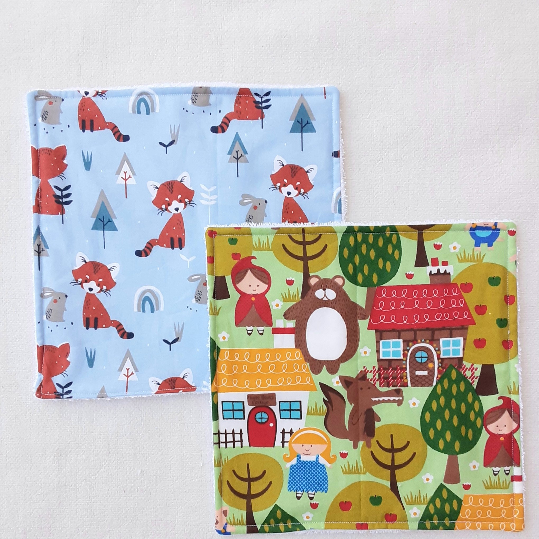 PERSONALIZED Child Napkin in Cotton Fabric Canteen Napkin for - Etsy UK