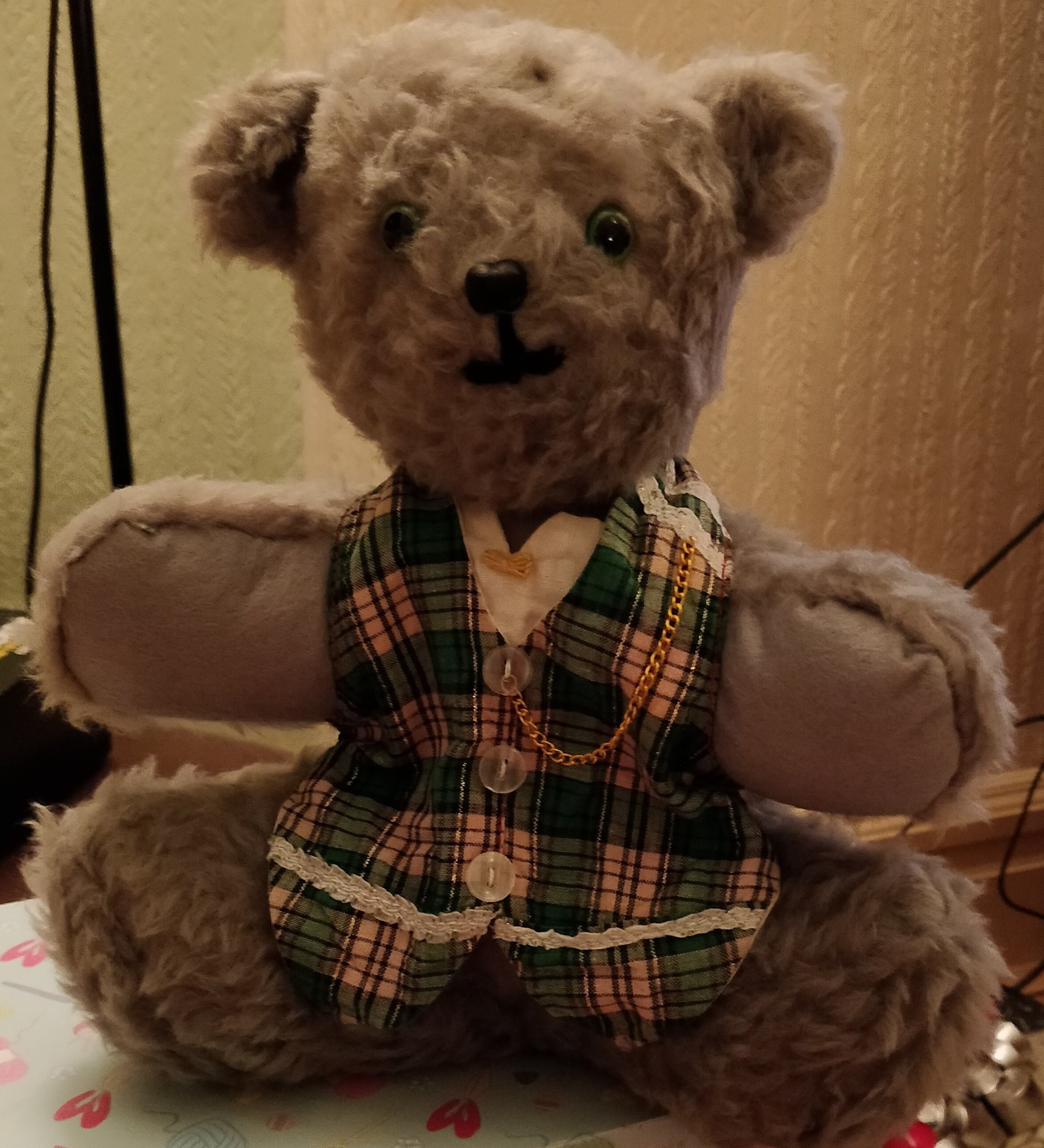 Teddy in Waistcoat - Etsy