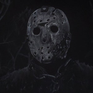 Jason Voorhees Friday the 13th Part 7 Drawing - Etsy