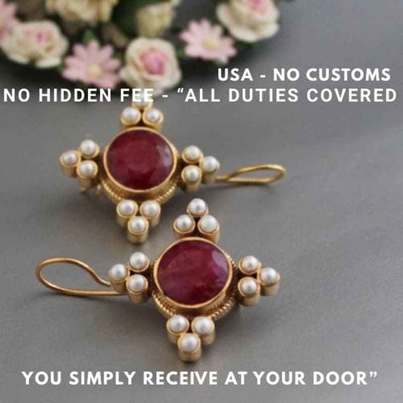 The Ruby Pearl - Etsy