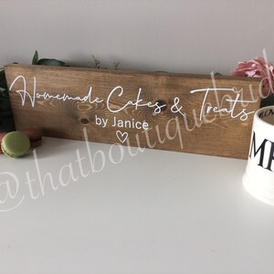 Wooden Rustic Table Sign, Personalised Top Table Sign, Wooden Wedding ...