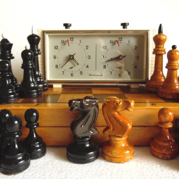 Wooden Chess Clock - Etsy