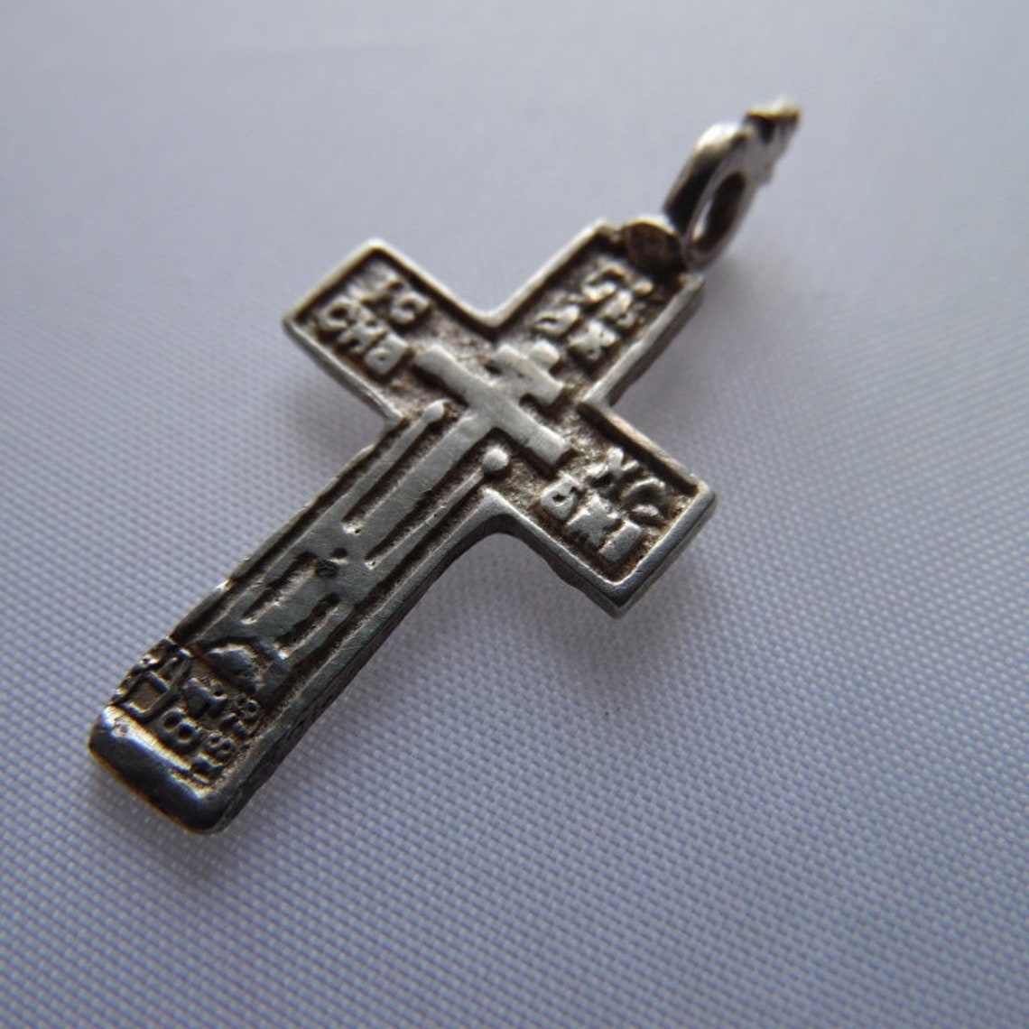Antique Russian Crucifix Silver 84 Cross | Etsy