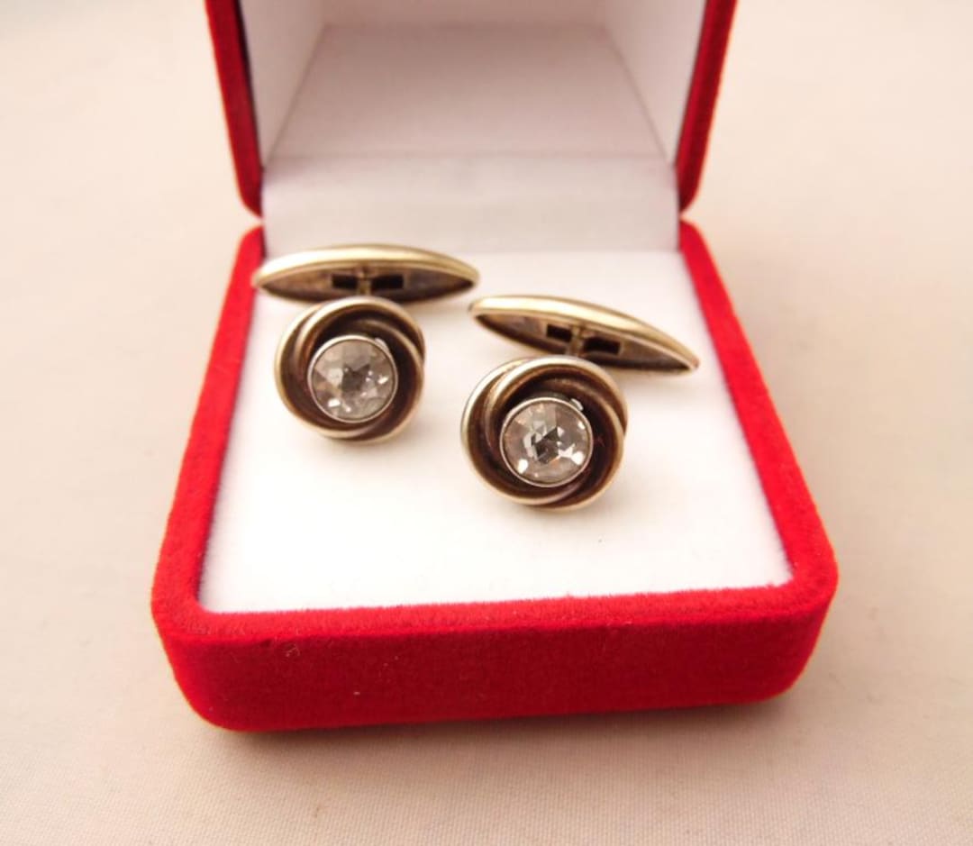 Vintage Soviet 875 Sterling Silver Cufflinks, 7.9g – Russian Men's ...