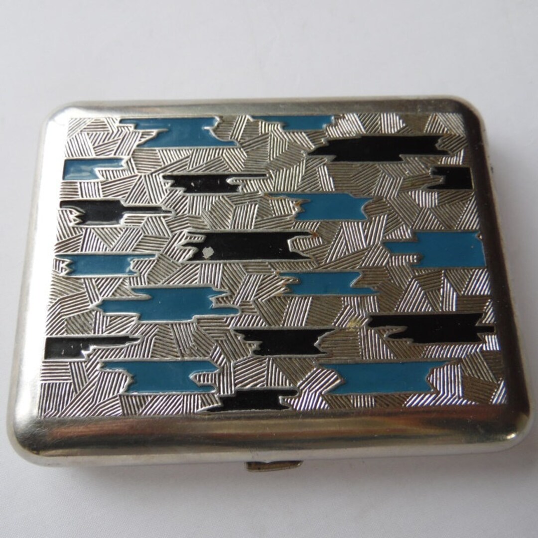 Russian Vintage Old Cigarette Case Metal, Enamel - Etsy