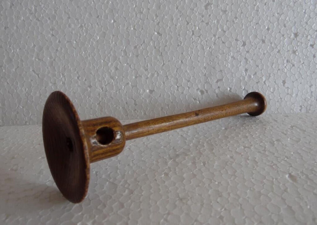Vintage Wood Stethoscope Ear Trumpet Medical Monaural Doctor Tool ...