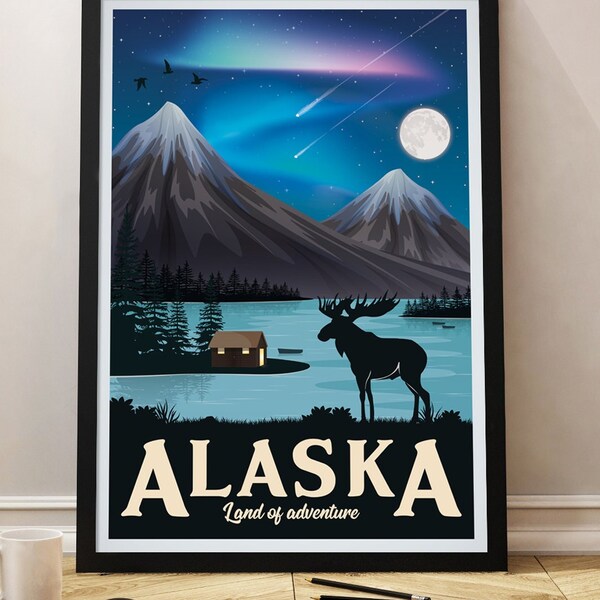 Alaska Poster - Etsy