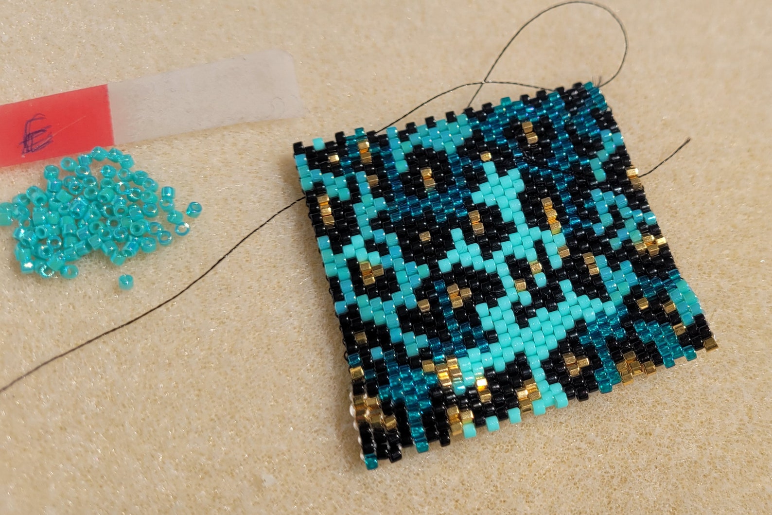 Set of Sixs Animal Print Peyote Patterns, Cuff Bracelet Seed Bead ...