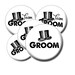 8 Team Groom Buttons Groom Bachelor Party Buttons Bachelor - Etsy