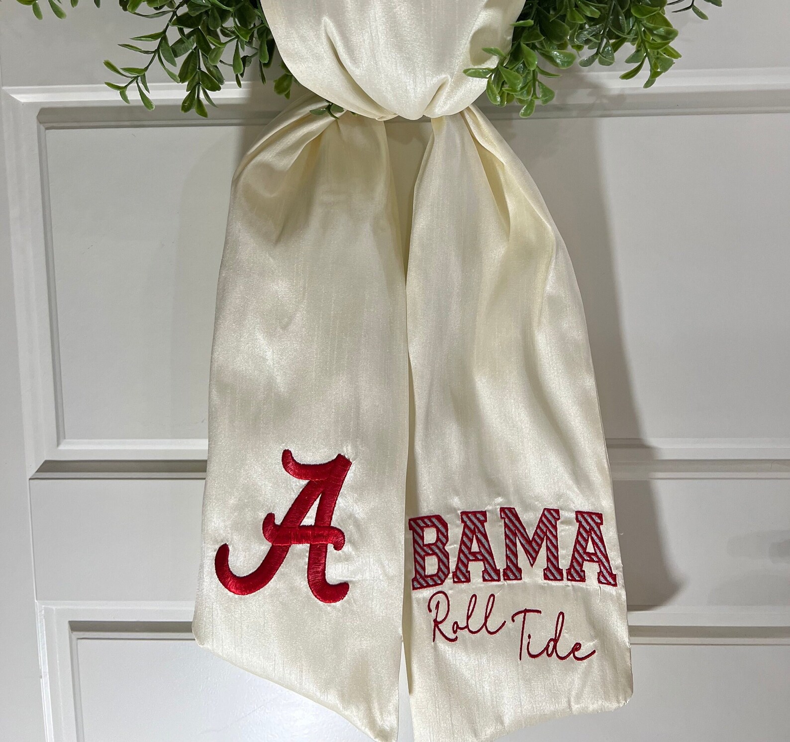 Alabama Wreath Door Sash; Roll Tide - Etsy