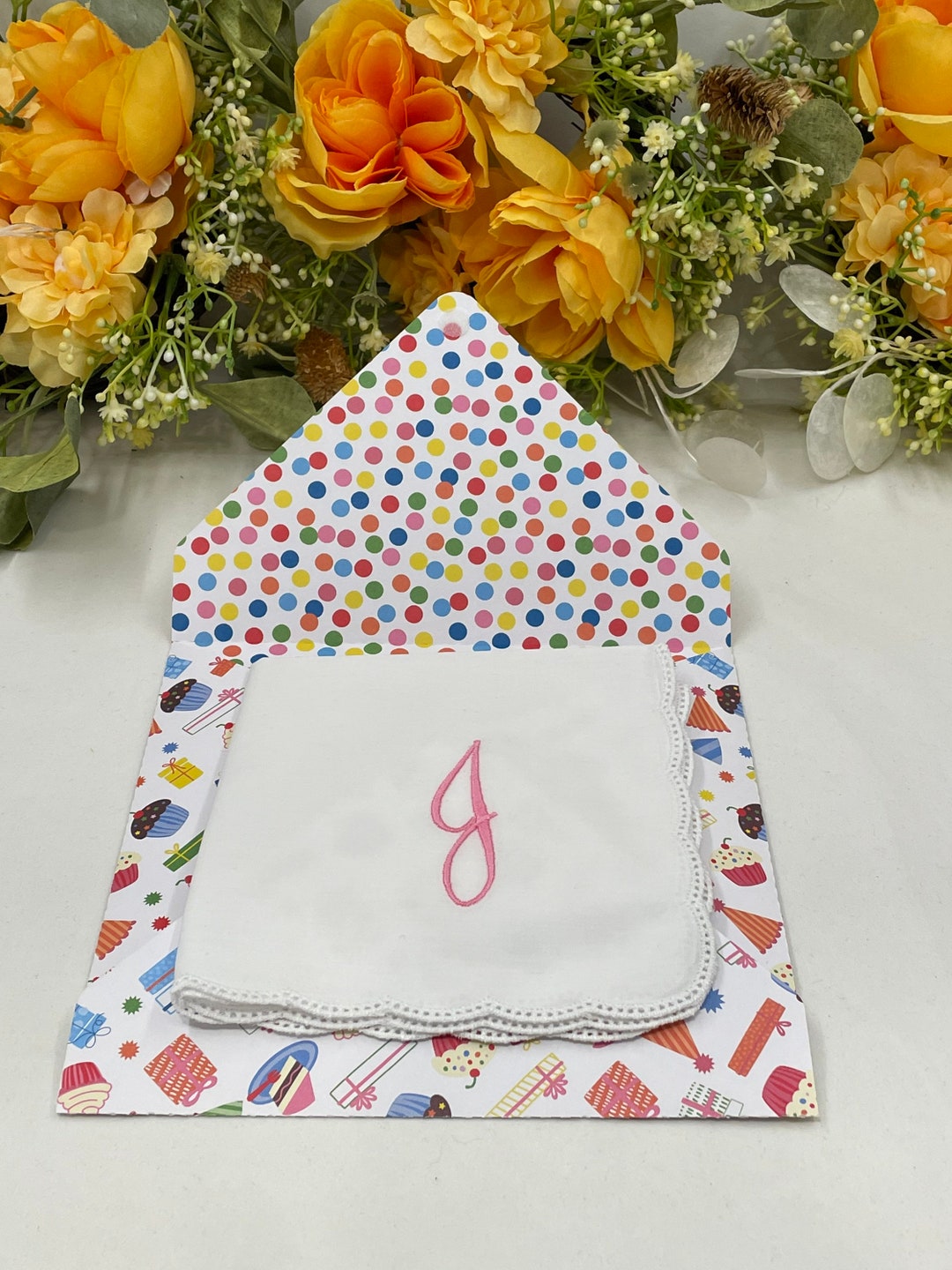 Handkerchief Gift Box, Flat Fold Envelope for Handkerchiefs Envelope ...