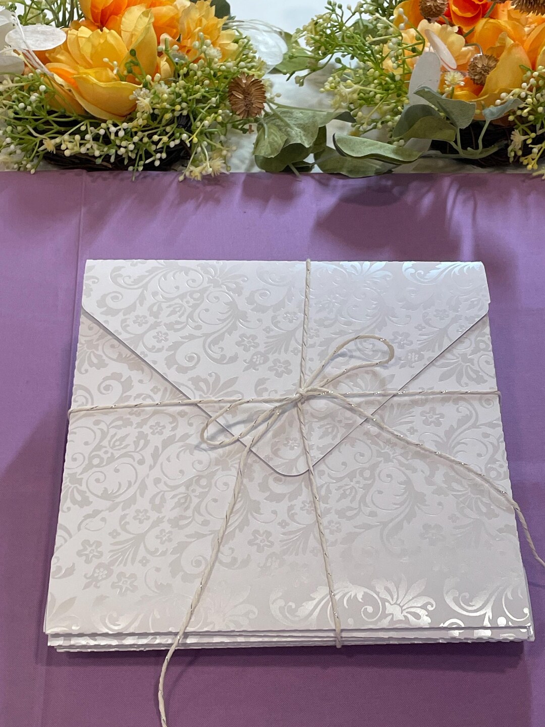 Handkerchief Gift Box, Pearlized, Flat Fold Envelope for Handkerchiefs ...