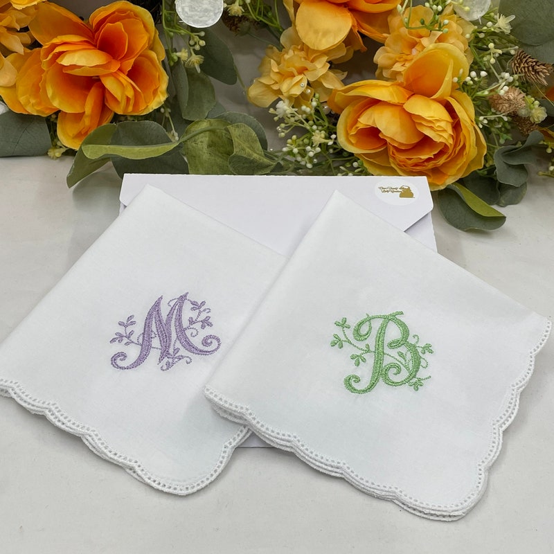 Embroidered Handkerchief - Etsy