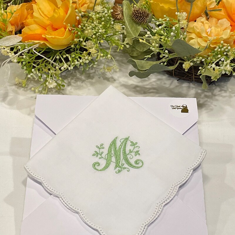 Embroidered Handkerchief - Etsy